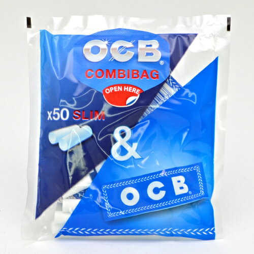 手巻き煙草用　巻紙＆フィルター OCBは、ZIG-ZAG（ジグザグ）社のラインナップ　ブランドで、ハイクオリティな品質です。OCBレギュラーサイズの巻紙50枚とスリム・フィルター50個をコンパクトにセット。巻紙は、一般的な煙草と同じ速度。 ...