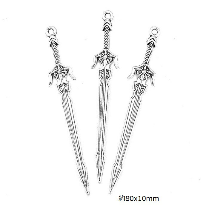 ★素材：金属★サイズ：写真参照★色：銀古色【重要なお知らせ】 ※当店のパーツ製品は全て海外仕入製品となります。必ずご納得の上ご購入下さいますようお願い致します。 ※輸入品の為傷や色ムラがあるものもございます。低価格での販売の為、気になる方は...