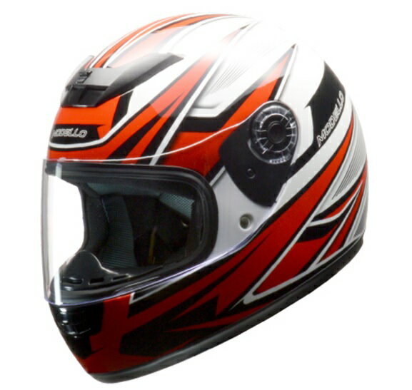 スピード感を感じるダイナミックなラインが目を引くグラフィックモデル。 内装は通気性の良いメッシュ素材を使用し、熱やムレを軽減。 あご紐部は脱着が簡単なワンタッチバックルを採用。 ヘルメットホルダー固定用のDリングを装備。 ヘッドパッドは固定...