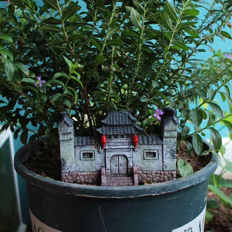 ・カテゴリ: ミニチュアオブジェ・素材: 樹脂・造形: 静物・スタイル: 中国風・工芸: 手工芸品・テーマ: 古門