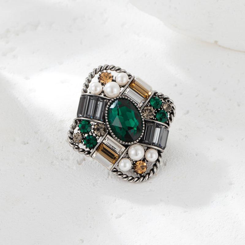 ・カテゴリ: ブローチ・スタイル: バロック、文芸レトロ・主な素材: 銅・加工: 電鍍・用途: 記念、装飾、ギフト・柄: 幾何学模様、四角形・装飾: ジャケット用ピン装飾・対象: 男女兼用