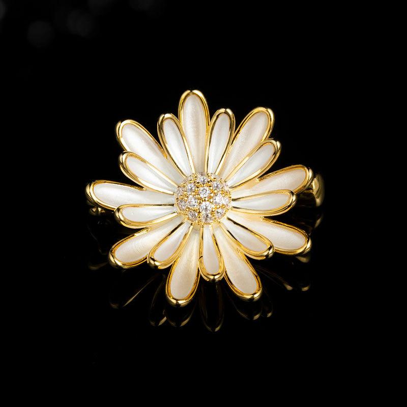 ・カテゴリ: 胸針・スタイル: キュート、フレッシュ、スウィート・素材: 銅・デザイン: 花、デイジー・加工: スプレー塗装・機能: 記念、装飾、贈答用・対象: 女性用