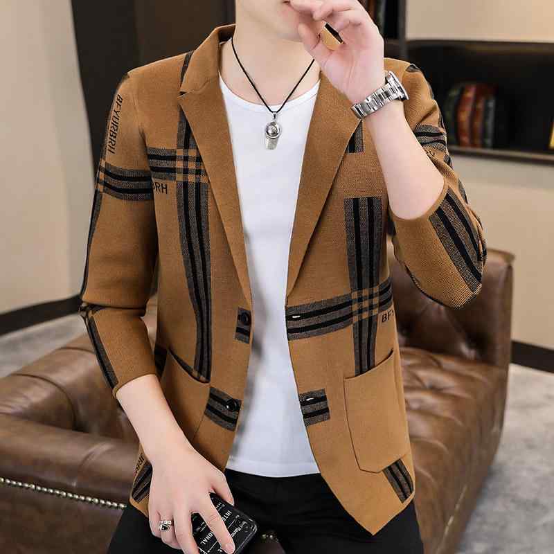 ・カテゴリ: カーディガン・スタイル: カジュアル・主な素材: ポリビニルアルコール繊維（ビニロン）100%・襟元: 襟付き・袖丈: 長袖・厚さ: 標準・シルエット: ゆったり・デザイン詳細: ボタン装飾・適用シーン: カジュアル・対象: ...