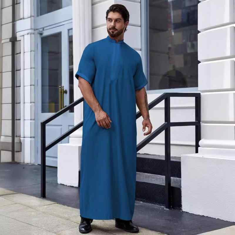 ・スタイル: エスニック・主な素材: レーヨン55%、ポリエステル45%・着用シーン: カジュアル・性別: 男性・デザイン詳細: ジッパー・加工: ボタン・カラー展開: カーキ、ブルー、ホワイト・サイズ展開: S、L、XL、XXL、XXXL