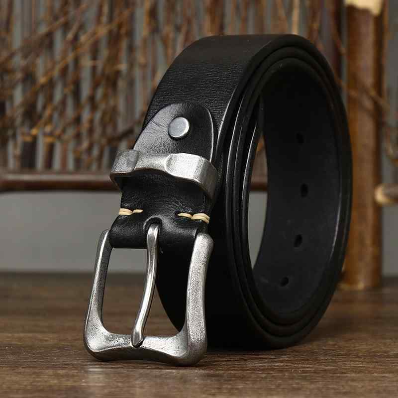 バックル素材: スチール留め具の種類: ピンバックルカラー: ブラック, コーヒー, レッドブラウン, カーキ幅: 標準タイプ (2-4cm)長さ: 100cm, 105cm, 110cm, 115cm, 120cm, 125cmスタイル:...