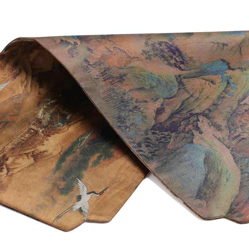 ・カテゴリ: 茶道アクセサリー・スタイル: 新中式・素材: 布・サイズ: 45cm×20cm・カラー展開: 千山、鶴、江山、荷、仕女、祥雲