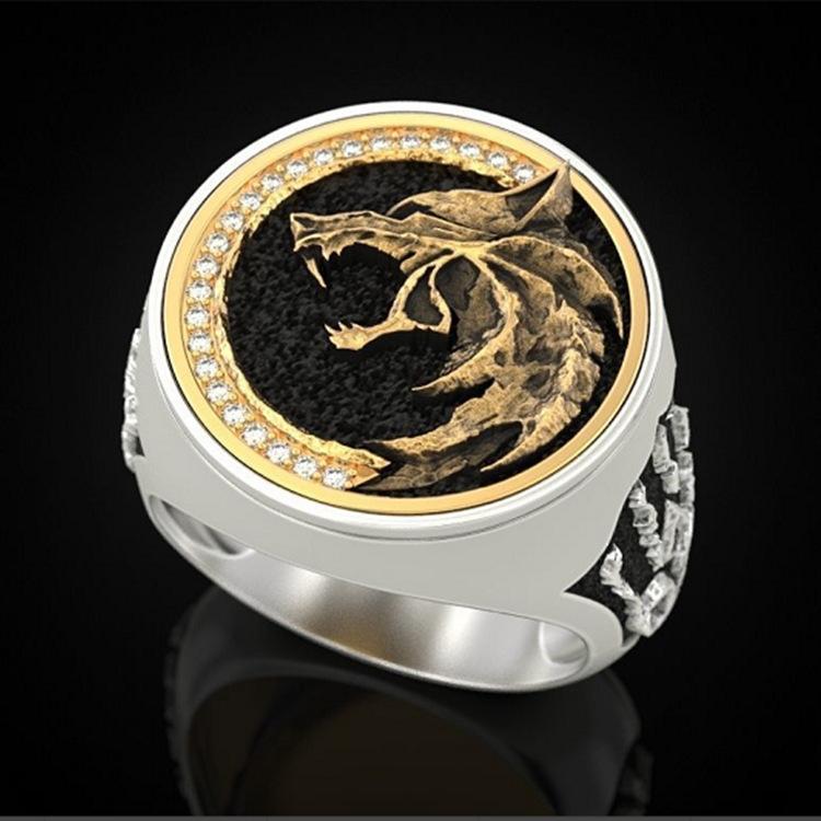 ・カテゴリ: リング・素材: 合金・加工方法: 電気メッキ・スタイル: メンズ・カラー展開: ゴールド、シルバー・サイズ展開: 7号、8号、9号、10号、11号、12号、13号