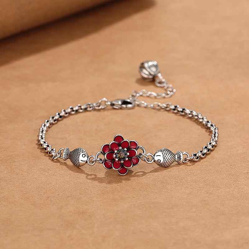 ・素材: 銅・加工方法: 滴膠・スタイル: 民族風、文芸復古・カテゴリ: 手飾り・対象: 女性・柄: 蓮