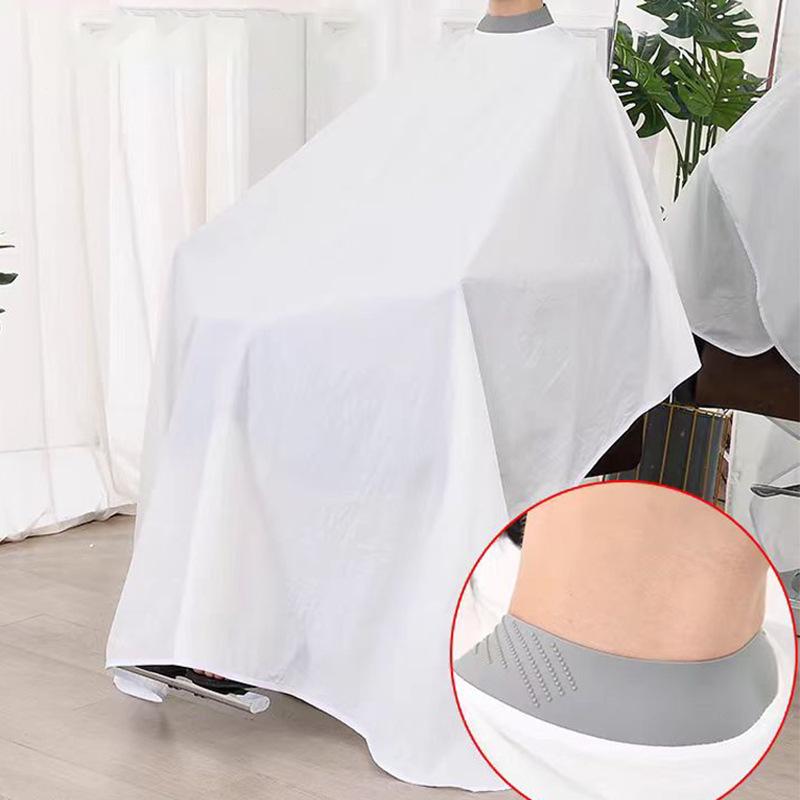 ・カテゴリ: 染髪ケープ・用途: 美容室専用・サイズ: 約1.45m × 1.80m・カラー展開: ホワイト、ブラック