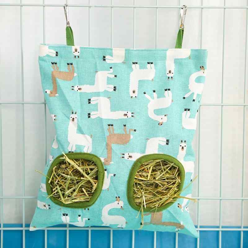 ・主要素材: 帆布・対象動物: うさぎ、ハムスター、モルモット・タイプ: 二つ穴、三つ穴・カラー展開: ホワイト、グリーン