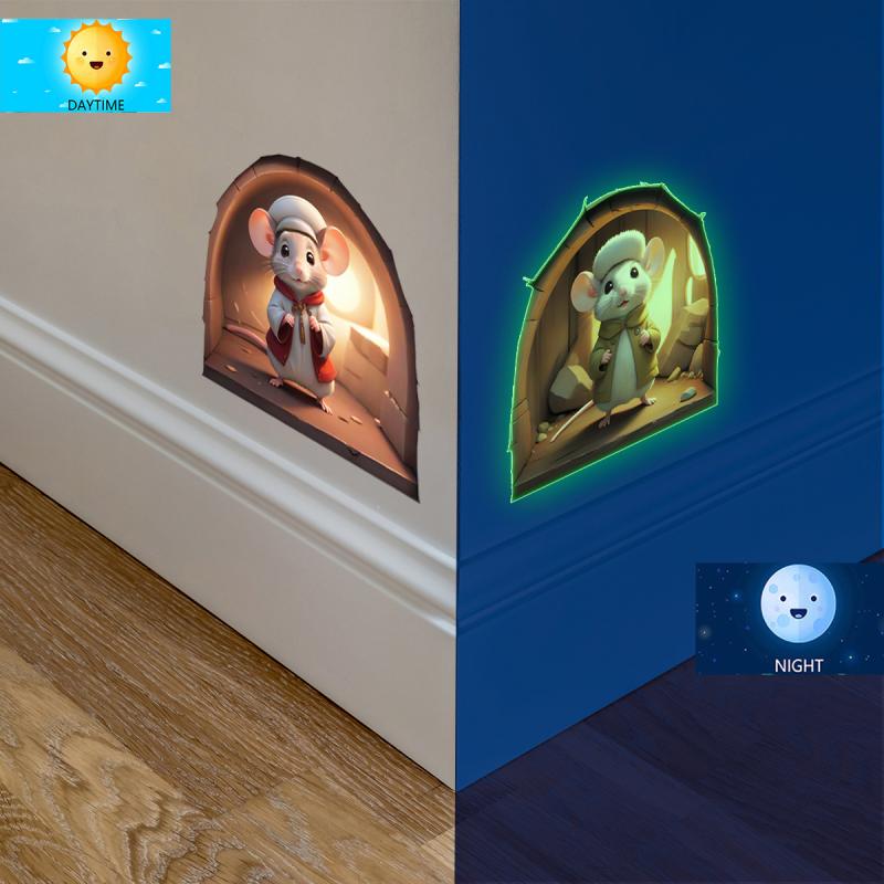 ・素材: PVC・機能: 美化装飾・枚数: 2枚・種類: 蓄光ウォールステッカー・サイズ: 15cm×15cm 2枚組・適用場所: リビング、寝室、書斎、ダイニング、玄関、バルコニー、商業施設・スタイル: モダンシンプル・デザイン: 平面ウ...