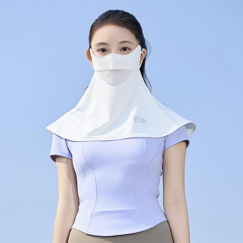 ・カテゴリ: ファッション通勤・機能: 日よけ・主な素材: ポリエステル・デザイン: ハーフフェイスカバー・カラー展開: ホワイト、ブラック、カーキ、ピーチピンク、ライトグレー、ダークグレー、パープル