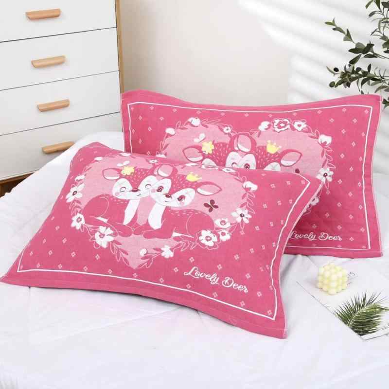 ・カテゴリ: 枕カバー・主な素材: ガーゼ・サイズ: 78cm×52cm・カラー展開: ピンク、ブルー、グリーン、豆沙色、グレー