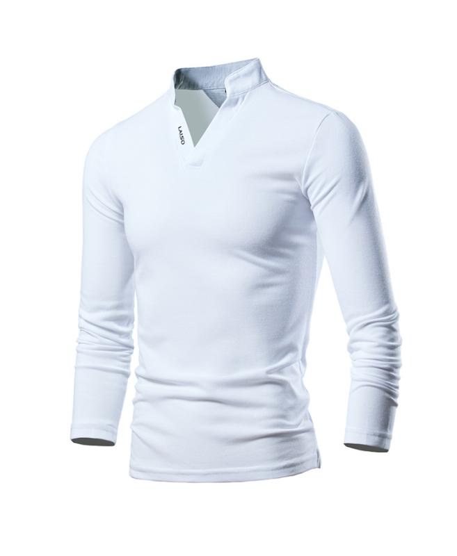 ・カテゴリ: ポロシャツ・スタイル: カジュアル・袖丈: 長袖・フィット: タイト・柄: ロゴプリント・厚さ: 標準・主な素材: ポリエステル65%、綿35%・シーン: カジュアル・カラー展開: ホワイト、グレー、ブラック、レッド、ミリタリ...