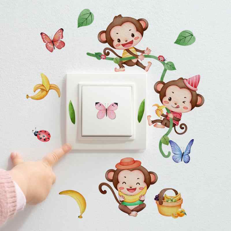 ・カテゴリ: ウォールステッカー・スタイル: カートゥーン・主な素材: PVC・機能: 美化装飾・柄: 植物、動物・枚数: 1枚・サイズ: 12×15cm・適用場所: リビング、寝室、書斎、玄関、ベランダ、店舗・形状: 平面