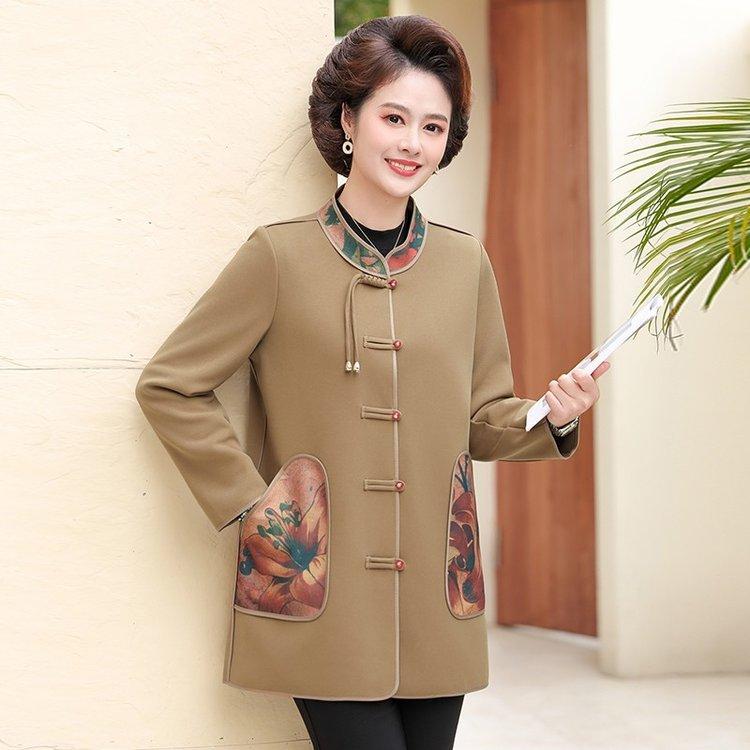 ・カラー展開: 中国レッド、ラスティレッド、シャンパン・サイズ展開: XL、2XL、3XL、4XL、5XL・主な素材: 綿ポリエステル・スタイル: エレガント通勤・デザイン要素: ポケット