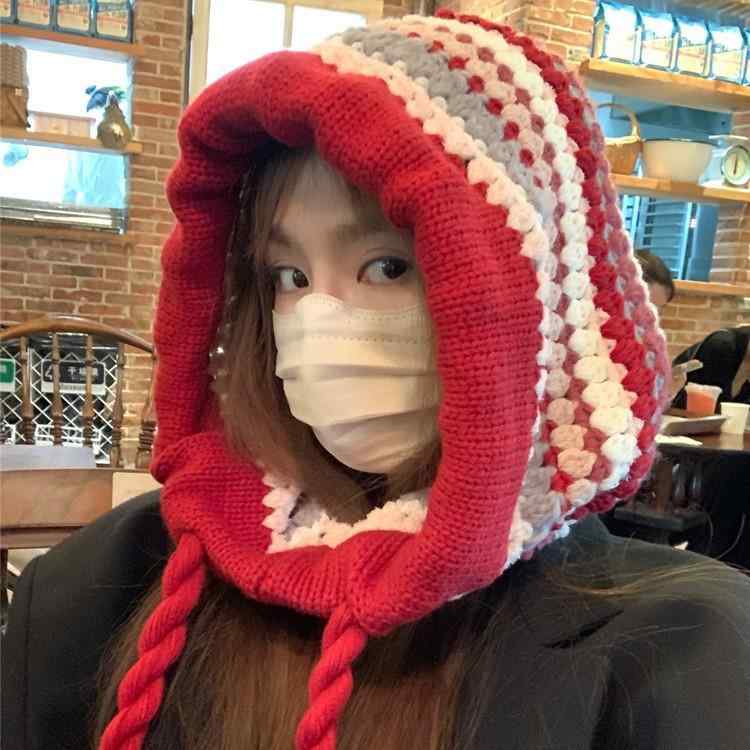 ・カテゴリ: イヤーマフニット帽・主な素材: アクリル96%以上・スタイル: キュート、韓国風・スタイルカテゴリ: フレッシュ、スウィート・デザイン要素: テクスチャー、レインボー・デザイン要素カテゴリ: ナチュラル・帽頂スタイル: ラウン...