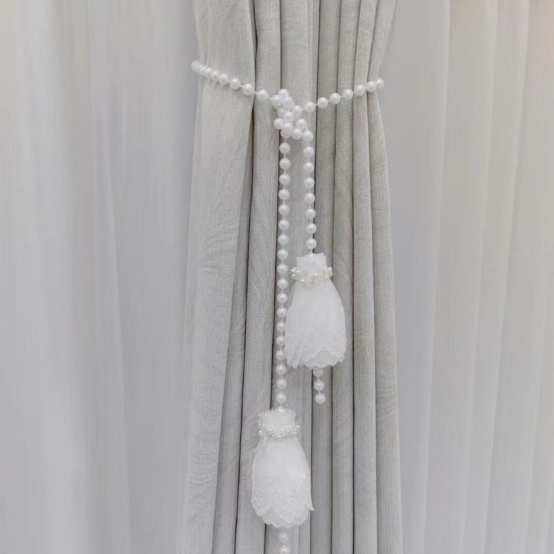 ・カテゴリ: カーテンタッセル・スタイル: ライトラグジュアリー・主要素材: 布製・カラー: パール