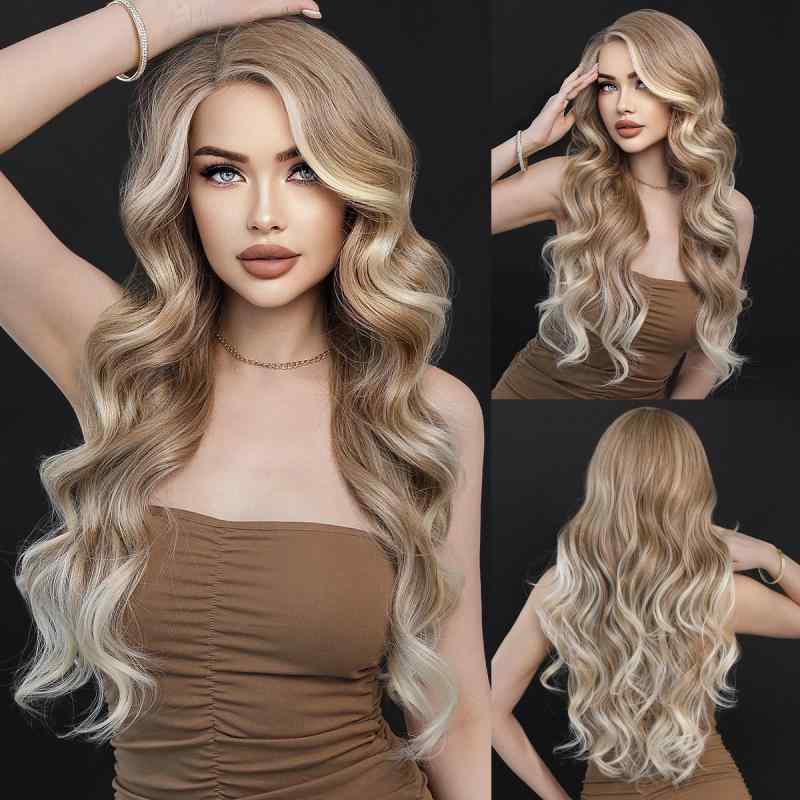 ・髪の素材: 耐熱ファイバー・ヘアスタイル: サイドパートロングカールヘア・髪の長さ: ロング（約70cm）・対象: レディース・スタイル: 欧米風・対応肌色: すべての肌色・対応顔型: すべての顔型・アイロン・染髪: 不可・効果: イメチ...