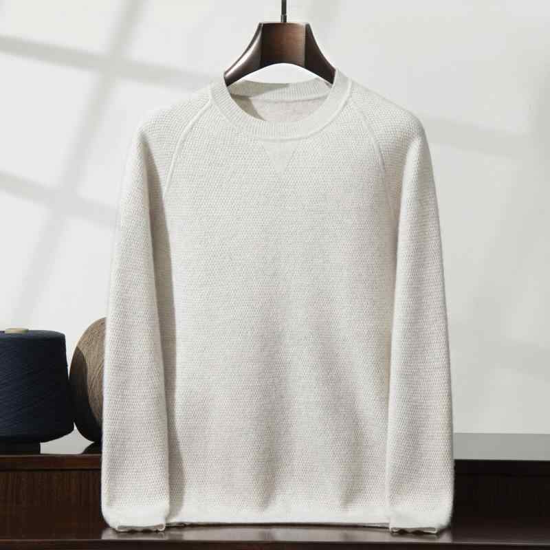 ・カテゴリ: カシミヤセーター・スタイル: プルオーバー、韓国風・シルエット: ゆったり・ネックライン: クルーネック・袖丈: 長袖・繊維の太さ: 普通・厚さ: 厚手・柄: 無地・主要素材: カシミヤ95%以上・シーン: カジュアル・加工:...