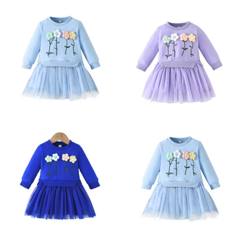 ・スタイル: スクール・カテゴリ: 子供用ワンピース・主な素材: ポリエステル・素材構成: 綿33%、ポリエステル62%、エラスタン5%・性別: 女の子・対象年齢: 1〜3歳 (80〜100cm)・柄: 無地、花柄・生地加工: 柔軟加工・ス...