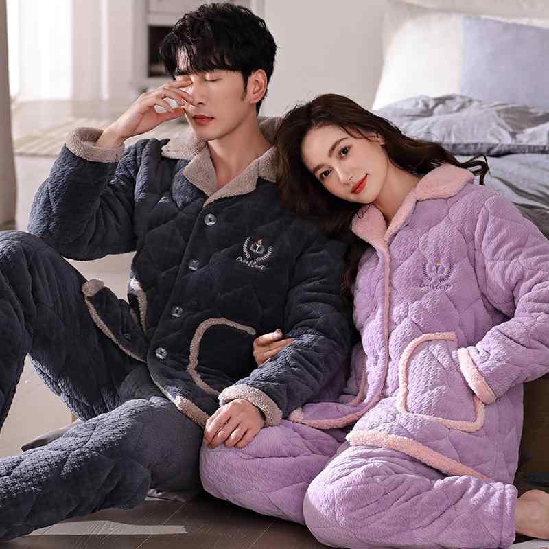 ・カテゴリ: セット・生地: フランネル・スタイル: セットアップ・主な素材: 綿100%・厚さ: 超厚手 (501-600g/m²)・ネックライン: 襟付き・袖丈: 長袖・丈: ロングパンツ・機能: 通気性、伸縮性、部屋着、保温、外着可能...