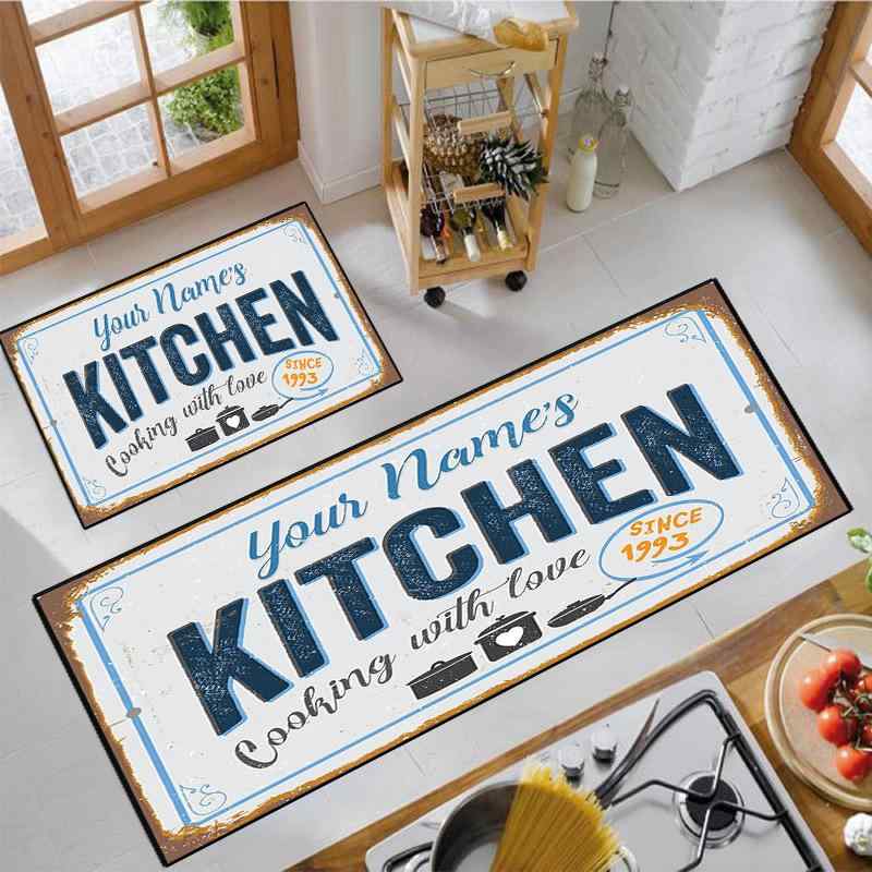 ・素材: ポリエステル・加工: プリント・形状: 正方形・柄: 植物花柄・洗濯方法: 水洗い可・サイズ展開: 40×60cm, 40×120cm, 40×60cmと40×120cmのセット・適用場所: レストラン, キッチン, バスルーム,...