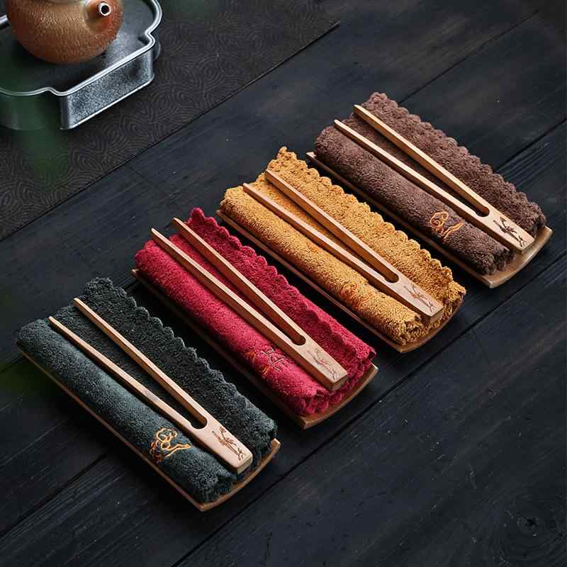 ・カテゴリ: 茶道用品・主な素材: 竹・スタイル: 新中式・カラー展開: 3点セット (グレー茶巾), 3点セット (イエロー茶巾), 3点セット (コーヒー茶巾), 3点セット (レッド茶巾)