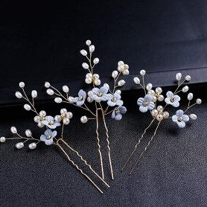 ・素材: 革・スタイル: 日韓風・適用シーン: 結婚、誕生日・カラー展開: ブルー3個セット、ピンク3個セット・カテゴリ: ヘアアクセサリー