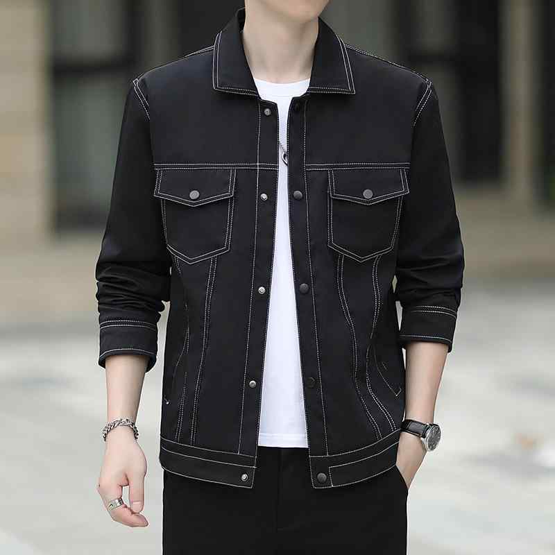 ・カテゴリ: ジャケット・スタイル: 韓国風・ネックライン: 襟付き・フィット: スリム・フロント: シングルボタン・厚さ: 薄手・柄: 無地・対象: メンズ・主な素材: ポリエステル100%・裏地素材: ポリエステル100%・着用シーン:...