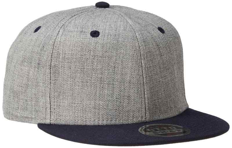 OTTO CAP/Heather Wool Snapback Caps(オットーキャップ/ヘザーウールスナップバックキャップ)COLOR : ブラック/ヘザーグレー,ブラック/ヘザーブラック,レッド/ヘザーグレー,ヘザーブラックヘザーグレー...