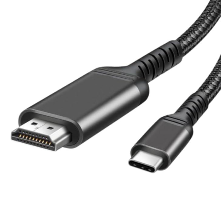 HDMI ケーブル USB Type-C hdmi 変換ケーブル 1m 2m タイプC 4K映像出力 変換 60Hz 対応 変換アダプタ [並行輸入品]お持ちのスマートフォンやタブレットがミラーリングに対応しているかご確認をお願い致します新...