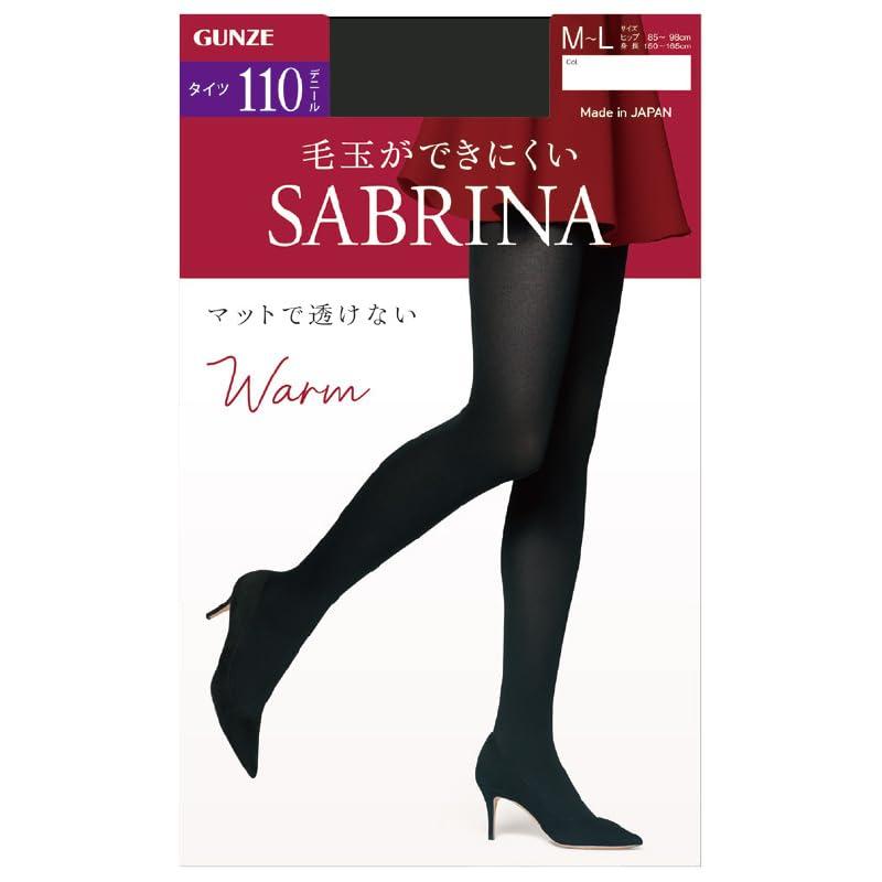 [グンゼ] タイツ サブリナ ウォーム なめらか極めた暖かさ 110デニール SBW24 レディースSIZE:M-L ヒップ/身長(メーカー表示サイズ:85cm~98cm/150cm~165cm)SIZE:L-LL ヒップ/身長(メーカー表...