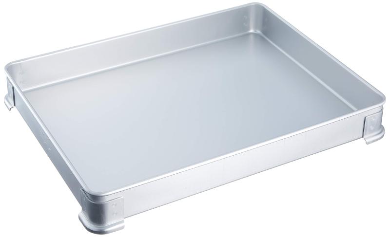 EBM アルマイト そば兼用 餃子バット身 H50 大内寸 :400×300mm 深さ:50mm重量:590g材質:アルマイト
