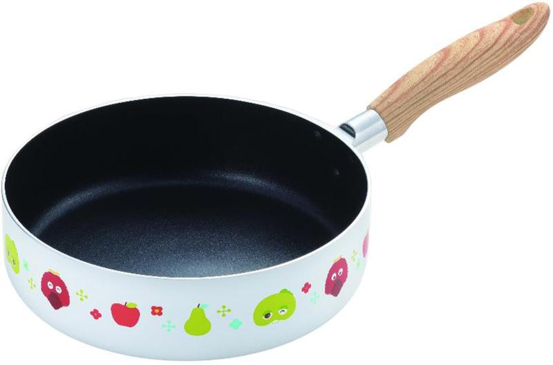 ガチャピン・ムック IH対応 フライパン 24cm GM-104サイズ(約):420×243×117mm、深さ65mm本体重量 (約) :645g素材・材質:本体/アルミニウム合金(内面フッ素樹脂加工)、底部/ステンレス鋼、底の厚さ/2.4...