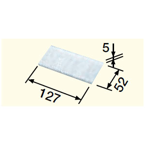 ■換清メカ用ヘパフィルター ■1セット2枚構成 ■交換目安：約1年で交換 ■寸法：52×127
