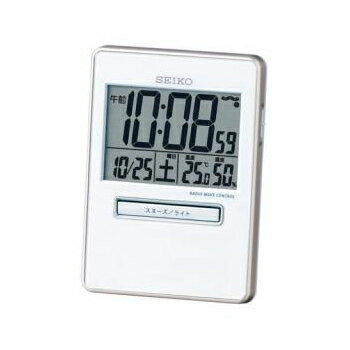 トラベラ　携帯目覚まし時計ポケットにもスッキリ収まる薄型でスタイリッシュなトラベラ。旅先でも湿度と温度がわかる！ ■枠材プラスチック枠 白パール印刷 デジタル表示部前面：プラスチック ■サイズ・重さ92x66x14mm 90gスタンド使用時...