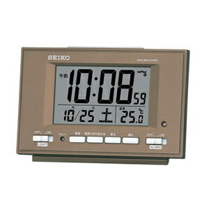 暗くなるとライトが自動で点灯使いやすい前面の操作ボタン【仕様】●枠材：プラスチック枠（茶メタリック塗装）●前面：ガラス●サイズ・重さ：84×132×44mm　　185g●電池：単3（アルカリ）×2（電池寿命約1年間）※モニター用電池として、...