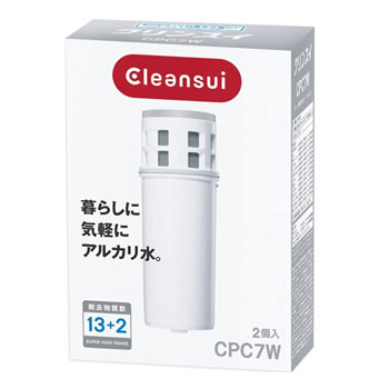 カートリッジ2個入りアルカリ水がつくれるポット型用交換カートリッジ。浄水されたきれいなアルカリ水を作ることが出来ます。対応一覧CP013CP407CP405CP012CP015CP207JP407-T 他
