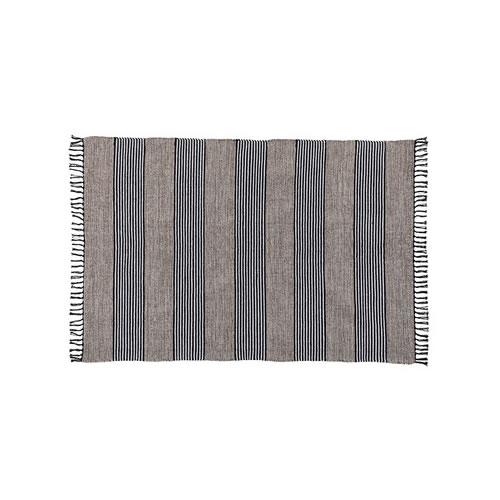 ■仕様【材質】コットン【組立】完成品【原産地】インド【使用サイズ】（約）W130×D190cm【注意事項】※手作業で作製されているため、サイズに多少の誤差がございます。品番：TTR-172CJAN：4985155209682メーカー：東谷※...