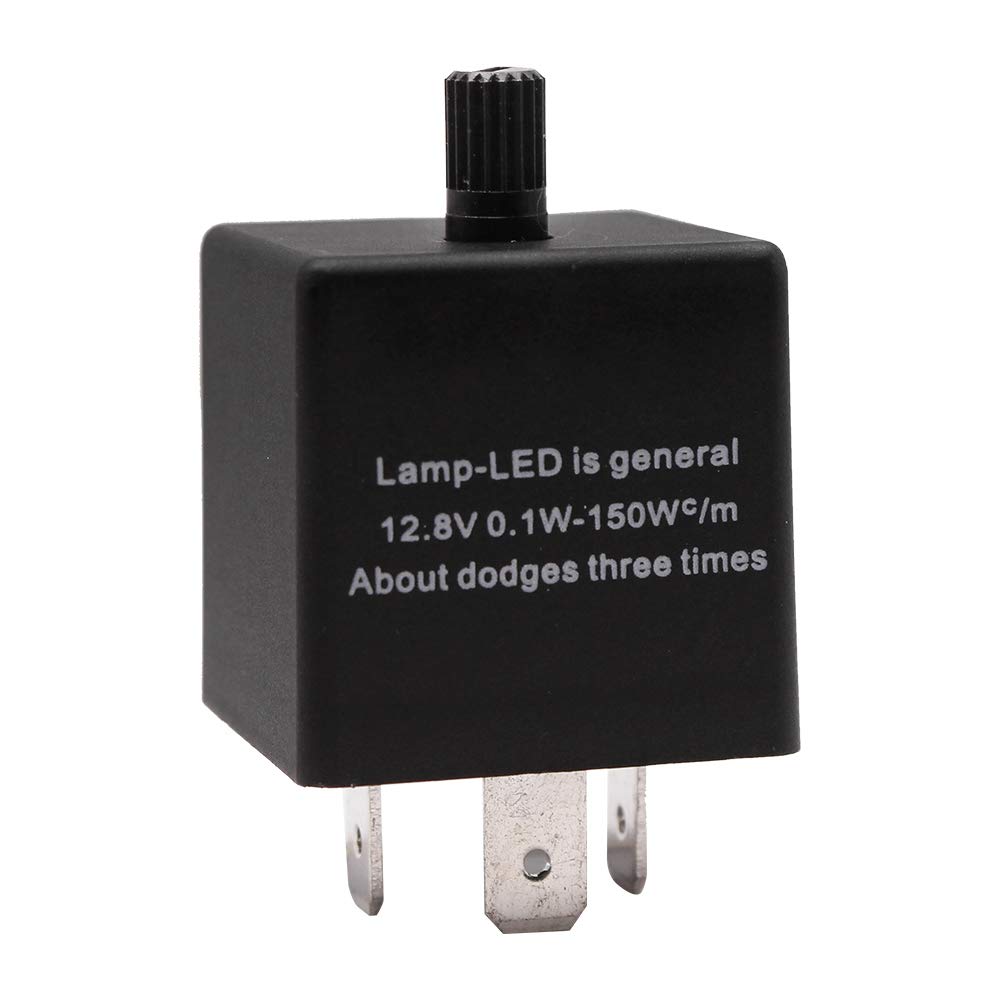 用途：ウインカーをLEDバルブに変えた場合に起こるハイフラ現象（ハイフラッシャー現象）を防止します仕様：製品名-3ピン汎用タイプ　12v専用/容量150W強み：調整ダイヤルを搭載することにより、お好みで点滅スピードを調整出来るようになりまし...