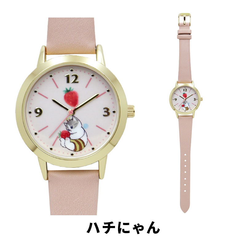 mofusand 腕時計 MSD002 レザー ウォッチ うさにゃん ハチにゃん mofusand 腕時計 MSD002 レザー ウォッチ うさにゃん ハチにゃん