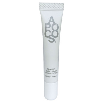 APOCOS（アポコス） アポコス AP プロテクト ベースクリーム 20g （化粧下地） SPF50+／PA+++ 使用方法 パール1粒分程度を手に取り、頬、額、眉間、あご先につけてお顔全体にのばします。 フェイスライン〜首元までムラのな...