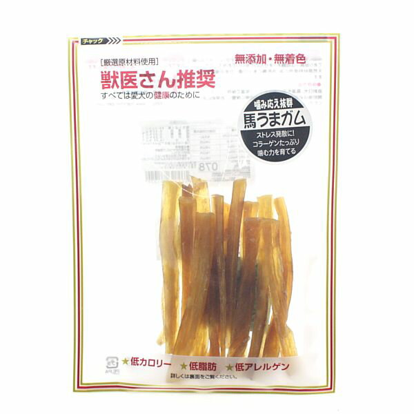 内容量：40g原材料：馬背筋原産国：モンゴル保証分析値：粗タンパク質 84.34%以上、粗脂肪 0.9%以上、粗繊維 0%、粗灰分 0.28%以下、水分 14.48%以下カロリー：487kcal/100g※最短賞味期限表記についてタイトルに...