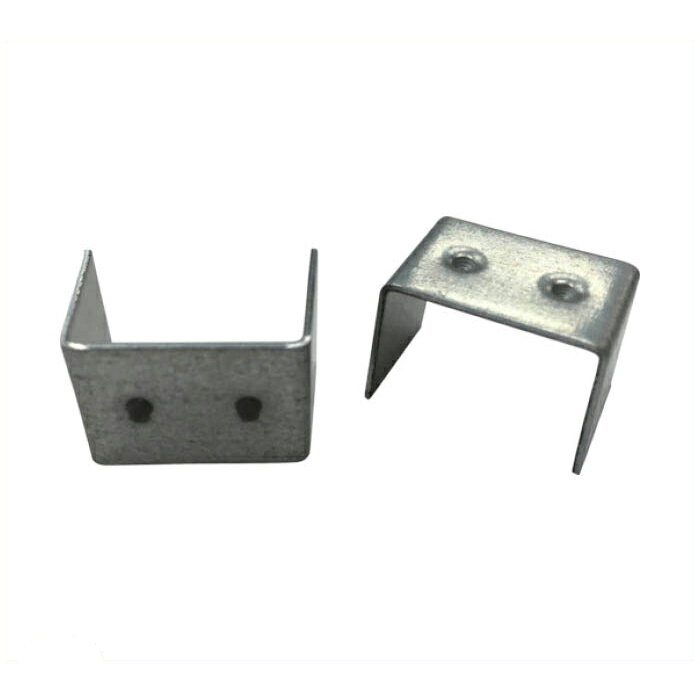[特長]：■チューブゴムの先端に加工が出来ます。[用途]：■チューブゴムの先端金具。[仕様]：■適合バンド幅（mm）：20■セット内容：コノ字金具×2[材質_仕上]：■スチール[サイズ]:79 x 121 x 17