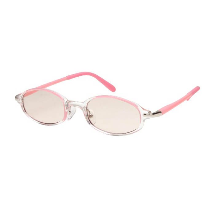 [特長]：■紫外線・ブルー光線等の有害な光線をカット。■メラニンを配合したレンズを使用した子供用メガネ。■紫外線カット率：99％以上■ブルーライトカット率：約39％カット（日本工業規格に基づく）■可視光線透過率：76％[用途]：■ゲームやパ...