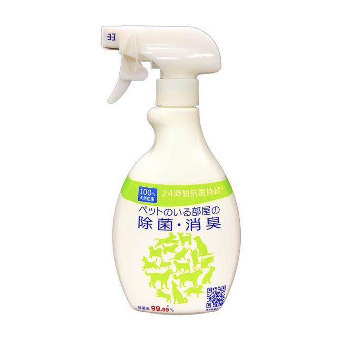 [特長]：100％天然由来成分の除菌・消臭剤です。除菌率*99.99％!柿エキスで消臭!グレープフルーツ種子エキスで24時間抗菌持続!*すべての菌に効果があるわけではありません。[原材料]：発酵エタノール、有機酸、グレープフルーツ種子抽出物...
