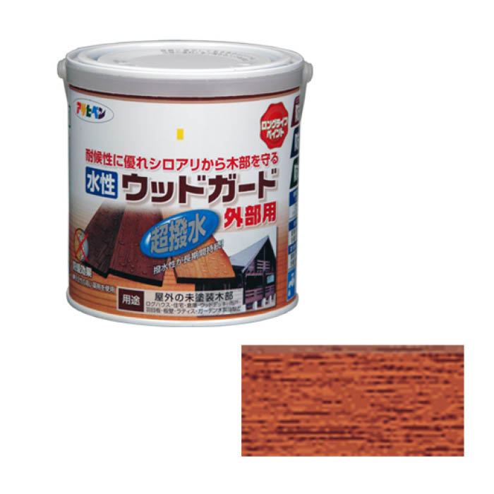 ログハウス・ウッドデッキ・バルコニー・ベンチ・雨戸・羽目板・板壁など屋外の未塗装木部。ラティス・トレリス・プランターなど未塗装のガーデン用木製品。