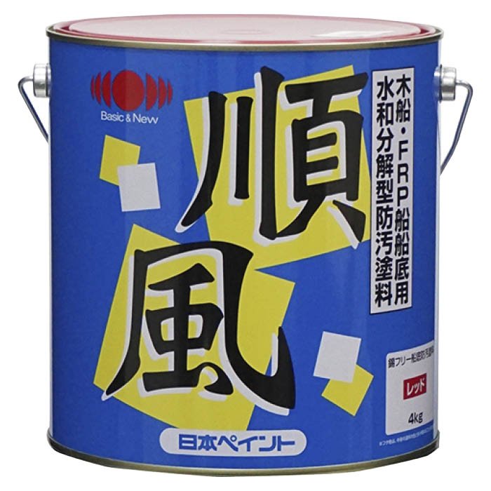 [特長]：■内容量：4KG■カラー：レッド■種類：船底防汚塗料■適用シンナー：うなぎシンナー■標準塗布量：3.5m2／kg（50ミクロン）■塗り重ね可能時間（20度）：4時間以上■対象：FRP船