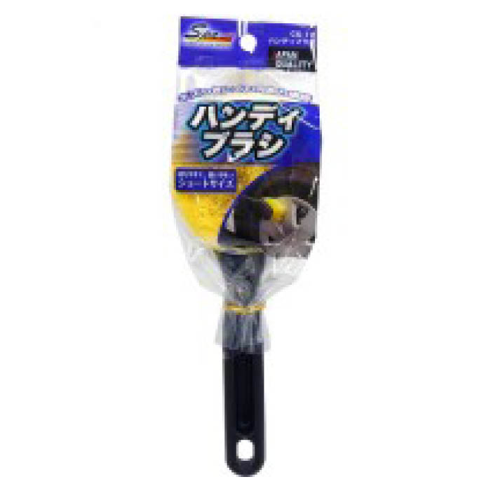 [特長]：■持ちやすく、扱いやすいショートサイズ。■タイヤ・ホイールが洗いやすい。■洗車キズを防ぐソフトな先割繊維。[仕様]:■メーカー型番:CS-17■商品サイズ:頭=約6.5cm×7.5cm×9.5cm柄=約17cm■重量：120g■素...